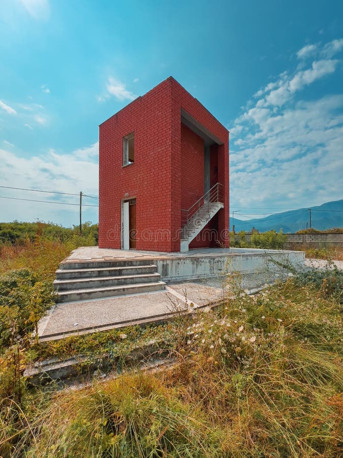 Unfinished Residential Building at Abandoned Construction Site Stock ...