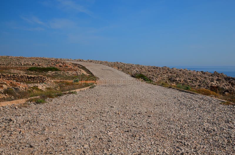 Unfinished road stock photo. Image of empty, road, rocks - 25289104