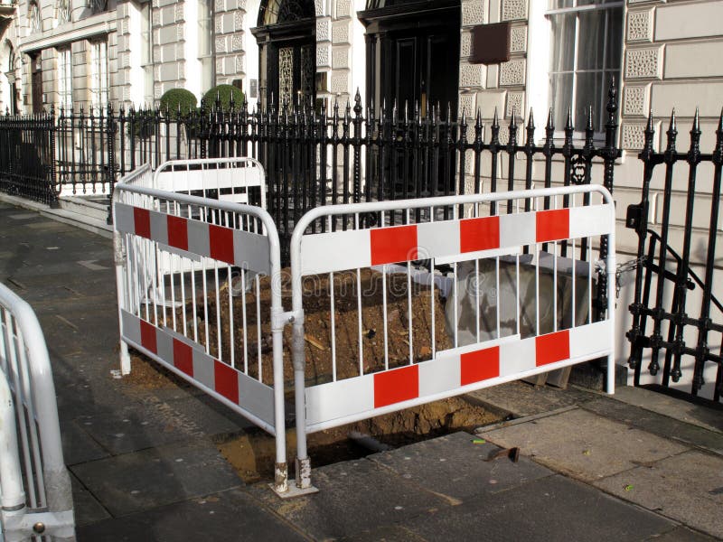 Unfinished roadworks stock photo. Image of boundary, england - 12687258