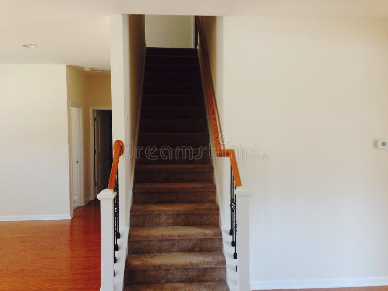 Unfinished stairs stock image. Image of house, unfinished - 45130685