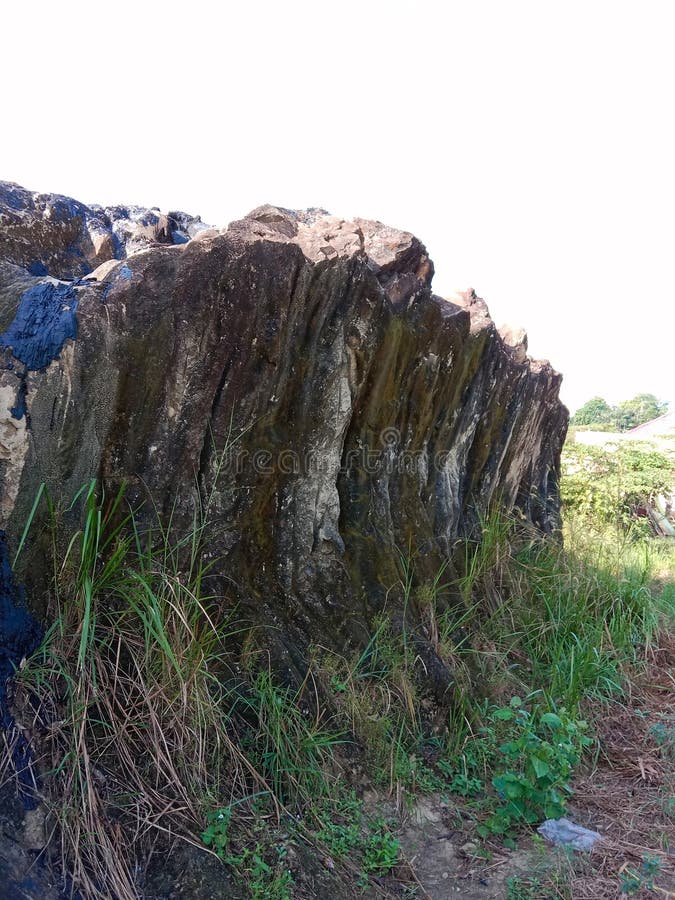 Scraped stone stock image. Image of mountain, desktop - 226266509