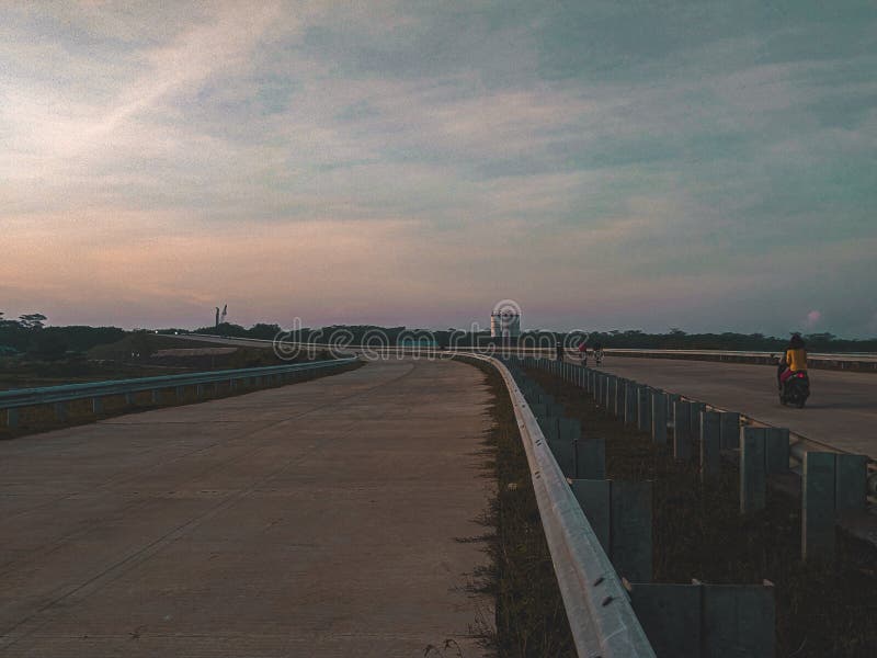 Unfinished Toll Road Project Stock Photo - Image of toll, shore: 243184768