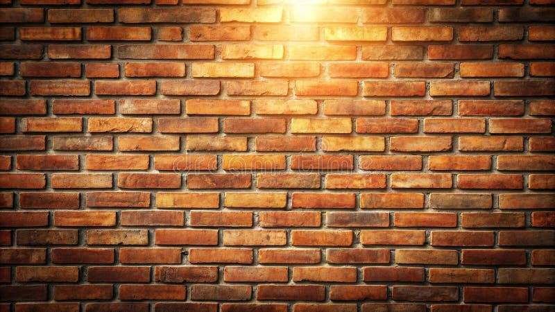 The Unfinished Wall: a Study in Brick and Shadow AI Generated Stock ...