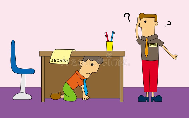 Unfinished work stock illustration. Illustration of work - 29252692