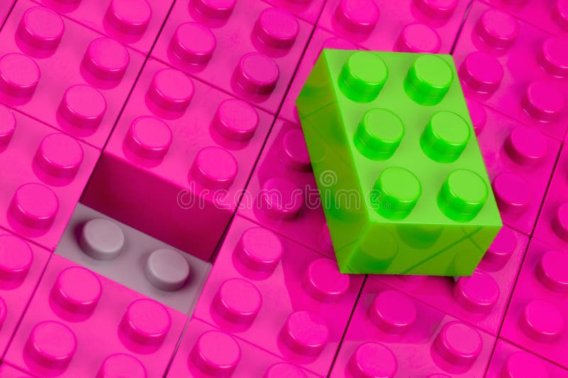 Unfitting building block stock image. Image of break - 10463787