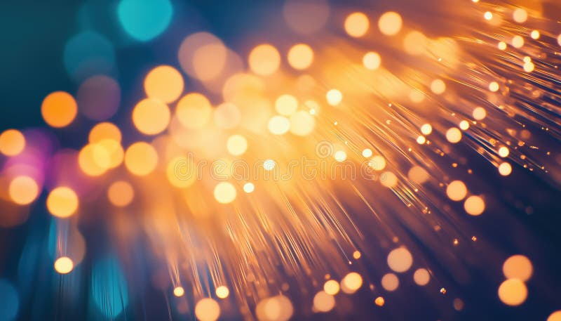 Unfocused Multi Fiber Optics Stock Image - Image of cable, speed: 368306115