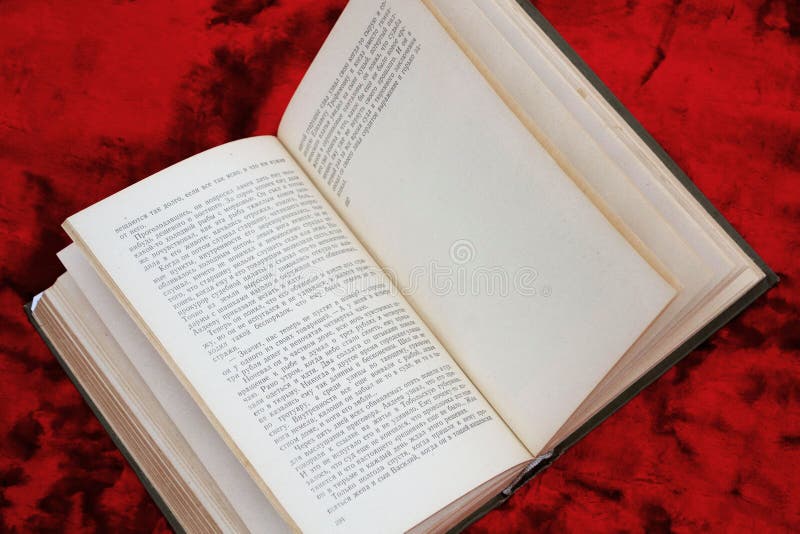 An Unfolded Book Close-up, Reading a Book in Nature, Science and ...