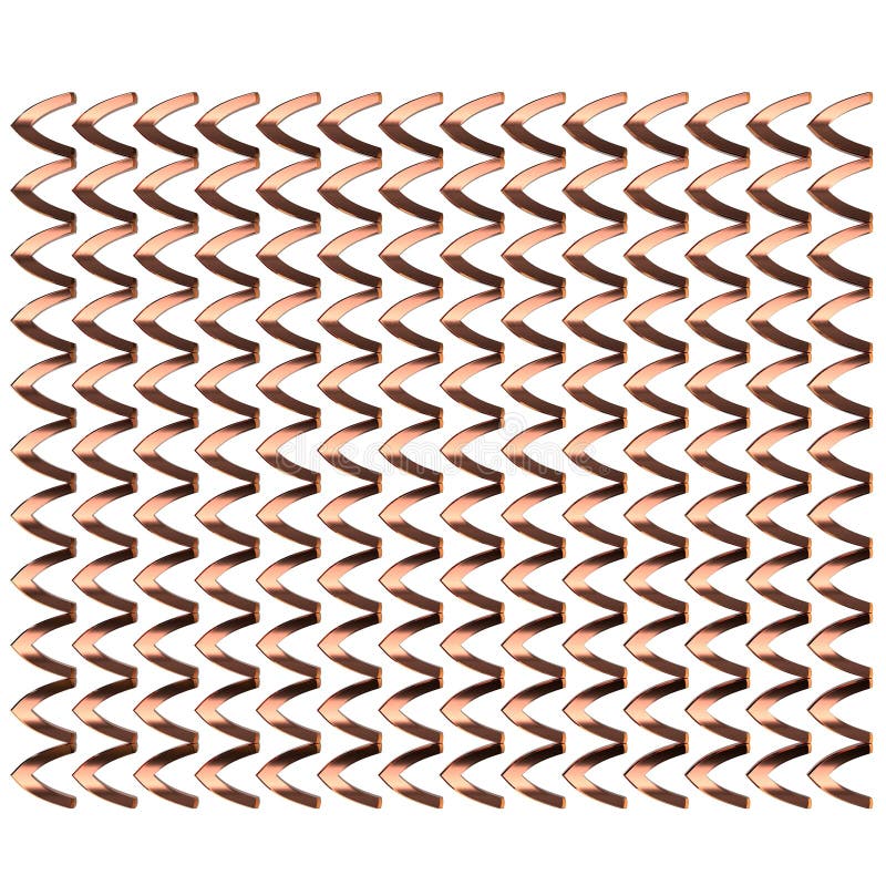 Unfolded View of Stent Copper Metal Object Scientific Design Element ...