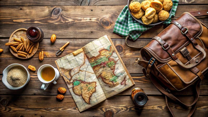 Unfolding Adventures a Rustic Table Set for Global Explorations ...