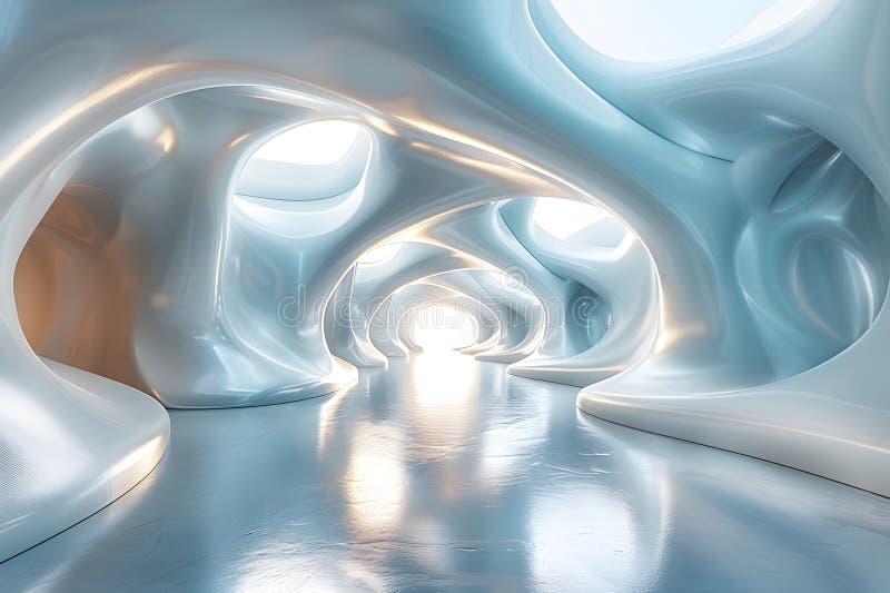 Unfolding Digital Frontiers Stock Illustration - Illustration of ...