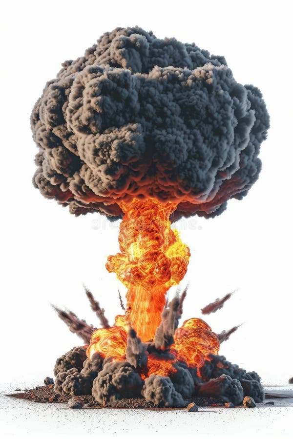 The Unfolding Fury of a Nuclear Blast - a Dramatic Depiction of ...