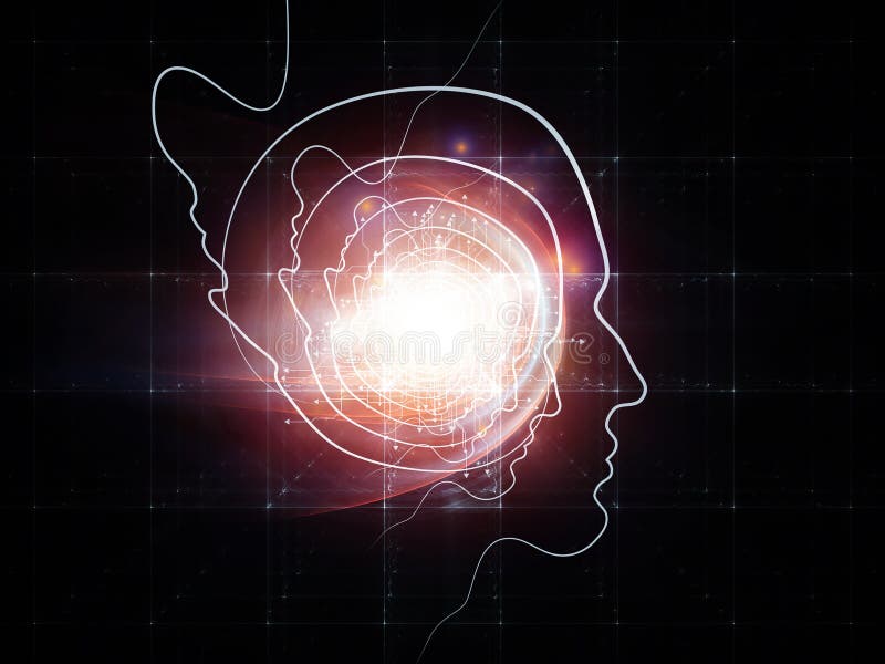 Unfolding of Intelligent Life Stock Illustration - Illustration of ...