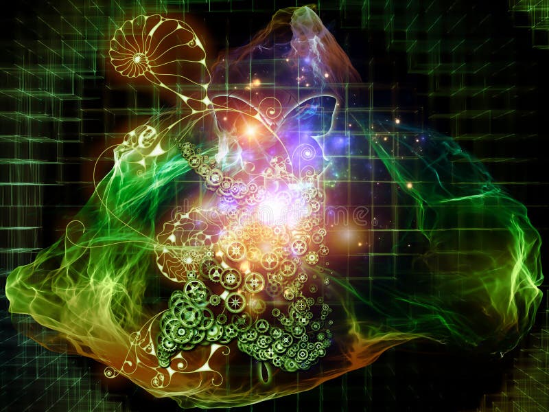 Unfolding of Math Visualization Stock Illustration - Illustration of ...