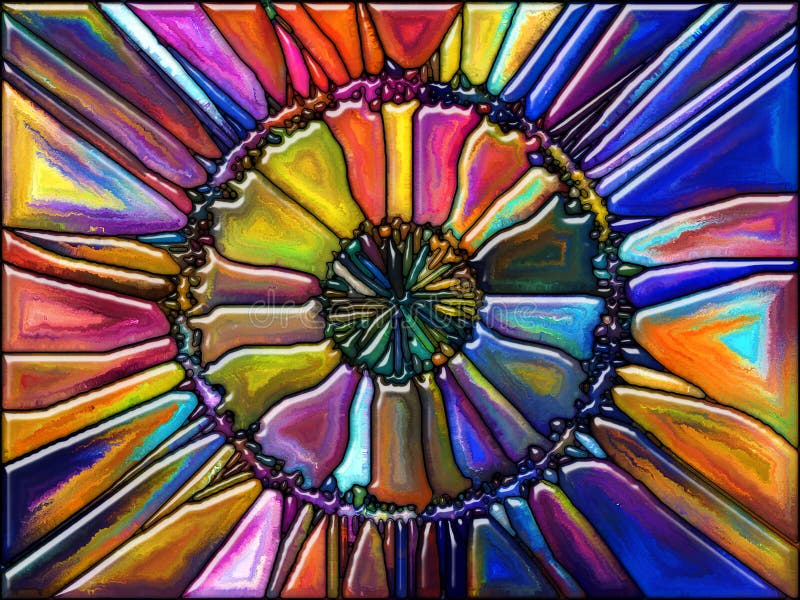 Unfolding of Pattern stock illustration. Illustration of dale - 58009652