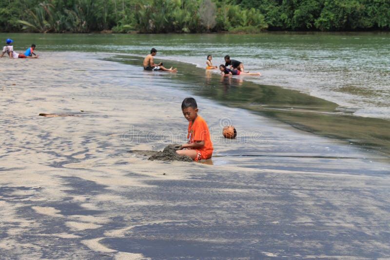 Ungapan Beach, East Java - Indonesia, January 23, 2021. Photo of a ...