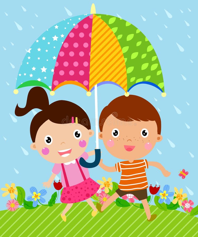 Paraply Tecknad Stock Illustrationer, Vektorer, & Clipart – (67,870 ...