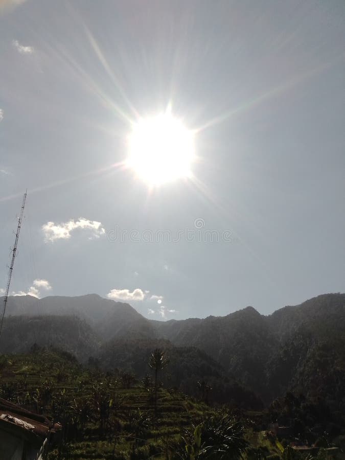 Ungaran mountain stock photo. Image of agust, mountain - 227035202