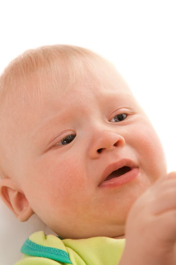 Unhappy child stock image. Image of child, head, depression - 13428675