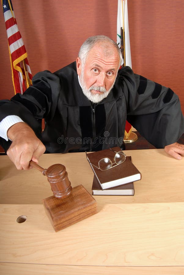 Angry judge stock image. Image of judge, arguing, facial - 5001153