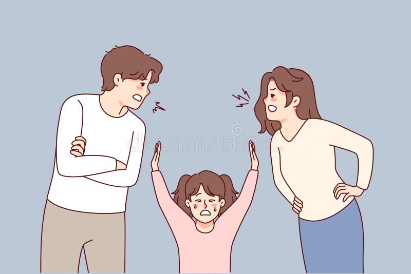 Dad Daughter Arguing Stock Illustrations 67 Dad Daughter Arguing