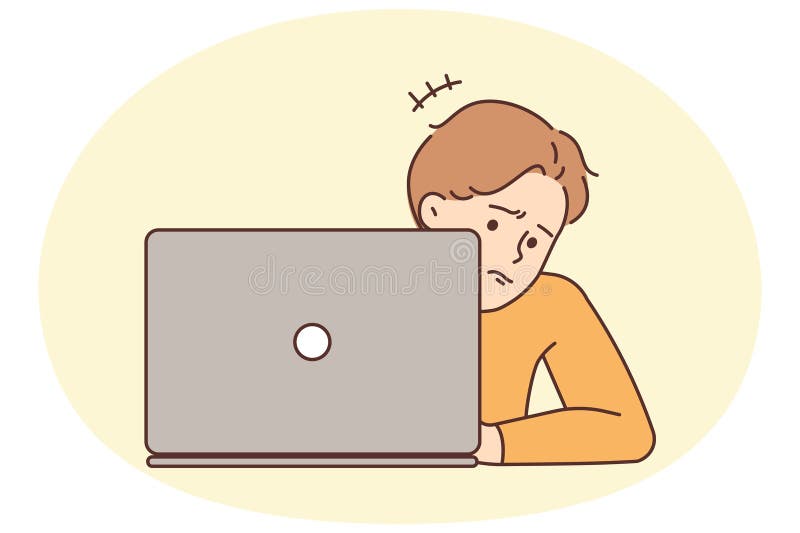 Frustrated Computer User Stock Illustrations – 81 Frustrated Computer ...