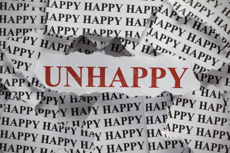 Unhappy stock image. Image of concepts, text, close, heap - 46089785