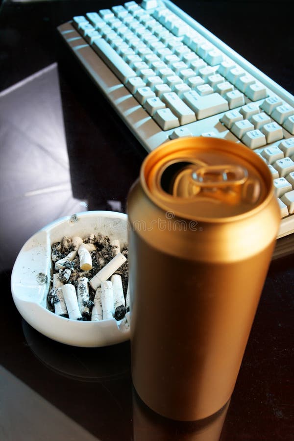 Unhealthy life stock photo. Image of computer, closeup - 7169734