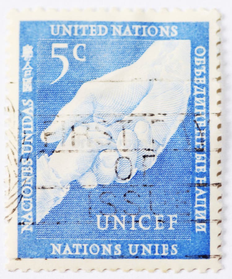 UNICEF editorial photography. Image of isolated, postal - 20490352