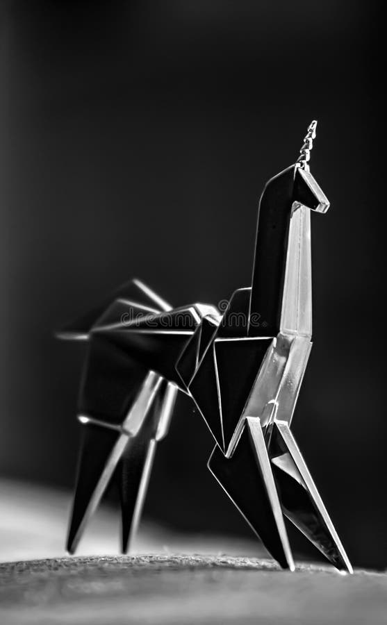 Unicorn Created with the Origami Technique Based on the Movie Blade ...