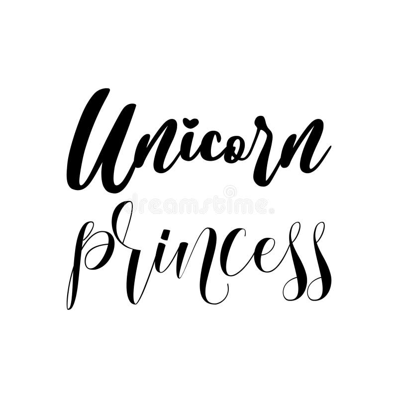 Unicorn Princess Word Stock Illustrations – 150 Unicorn Princess Word ...