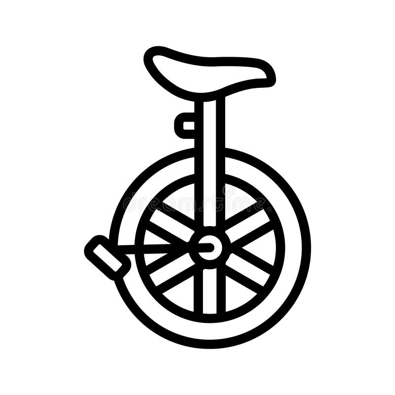 A Unicycle Representing Balance, Skill, and Circus Performances Stock ...
