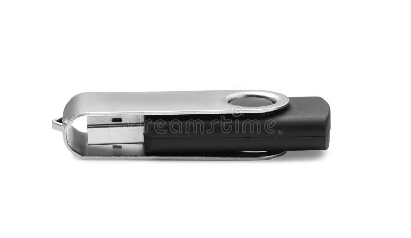 Unidad De Flash Usb Moderna Aislada En Blanco Foto de archivo - Imagen ...