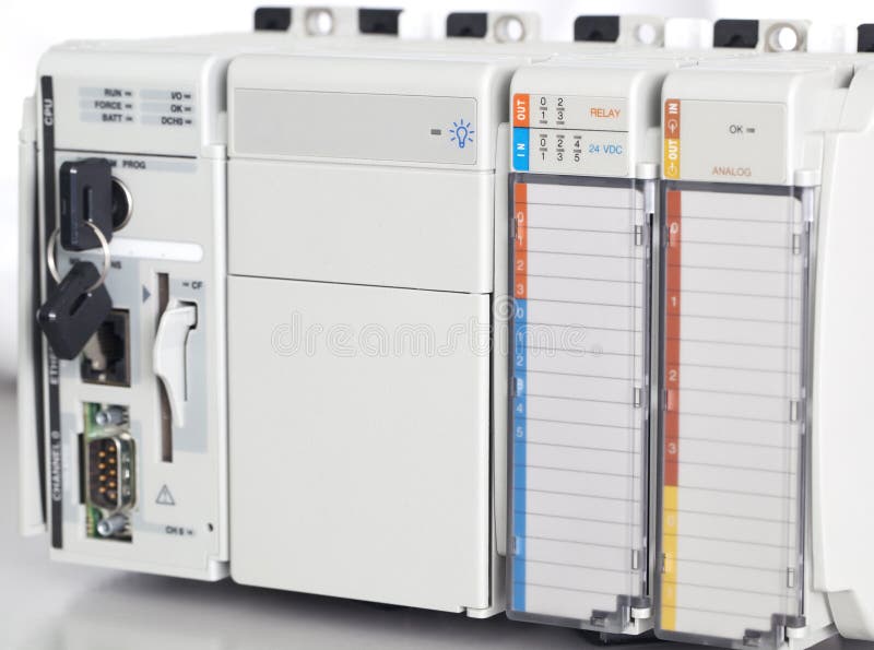 Unidad PLC imagen de archivo. Imagen de silicio, ordenador - 21580547