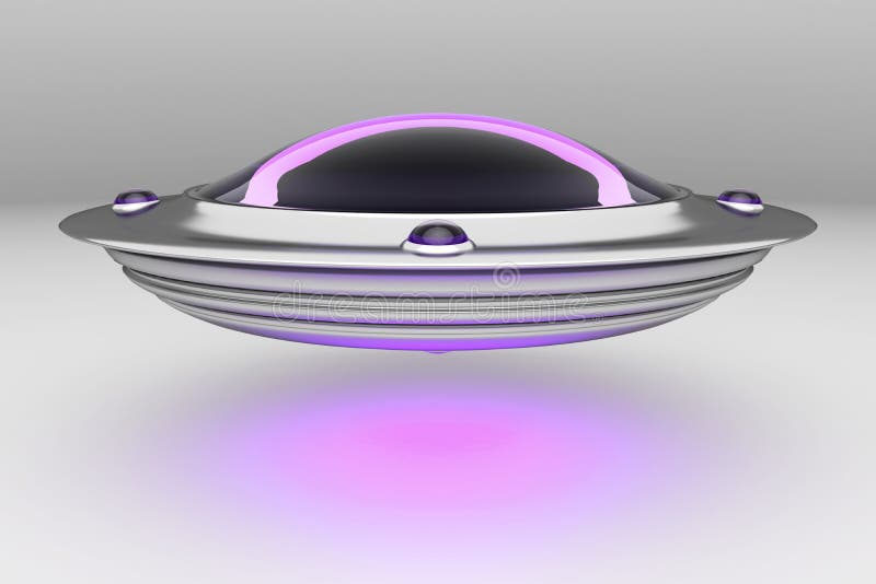 Unidentified flying object stock illustration. Illustration of ...