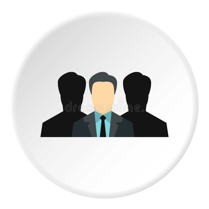 Unidentified Male Avatars Icon, Flat Style Stock Vector - Illustration ...