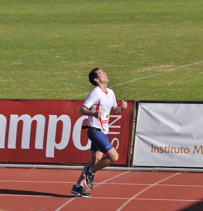 Unidentified Runner in Thein the Last Sprint Editorial Image - Image of ...