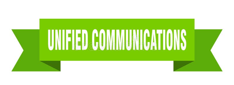Unified Communications Ribbon. Stock Vector - Illustration of design ...