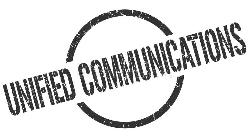 Unified Communications Stamp Stock Vector - Illustration of sticker ...