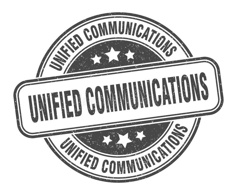 Unified Communications Stamp. Unified Communications Round Grunge Sign ...