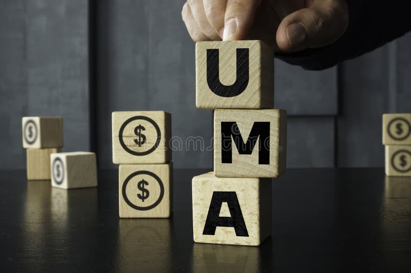 Unified Managed Account UMA is Shown Using the Text Stock Photo - Image ...