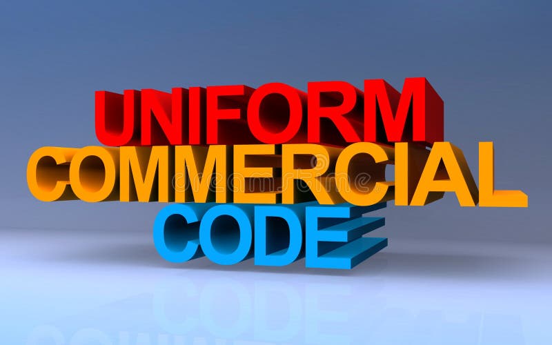 Uniform Commercial Code on Blue Stock Illustration - Illustration of ...