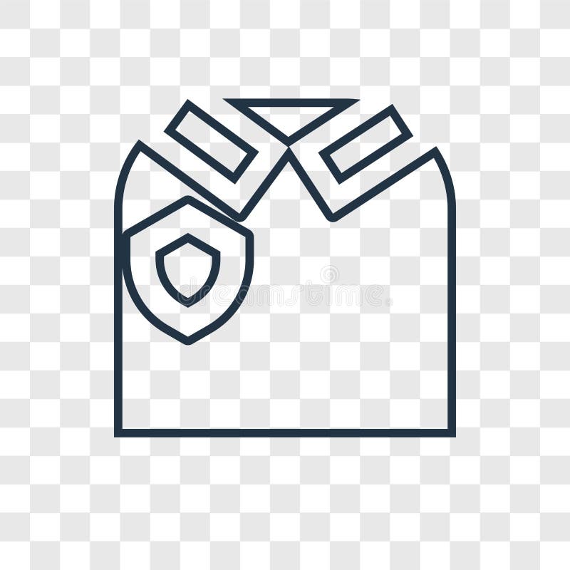 Uniform Icon Vector Isolated on White Background, Logo Concept O Stock ...