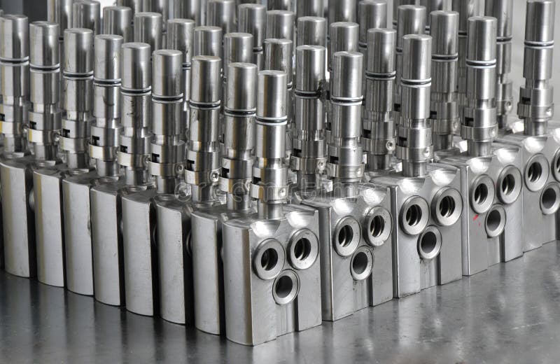 Machined metal stock image. Image of workshop, complexity - 15017669