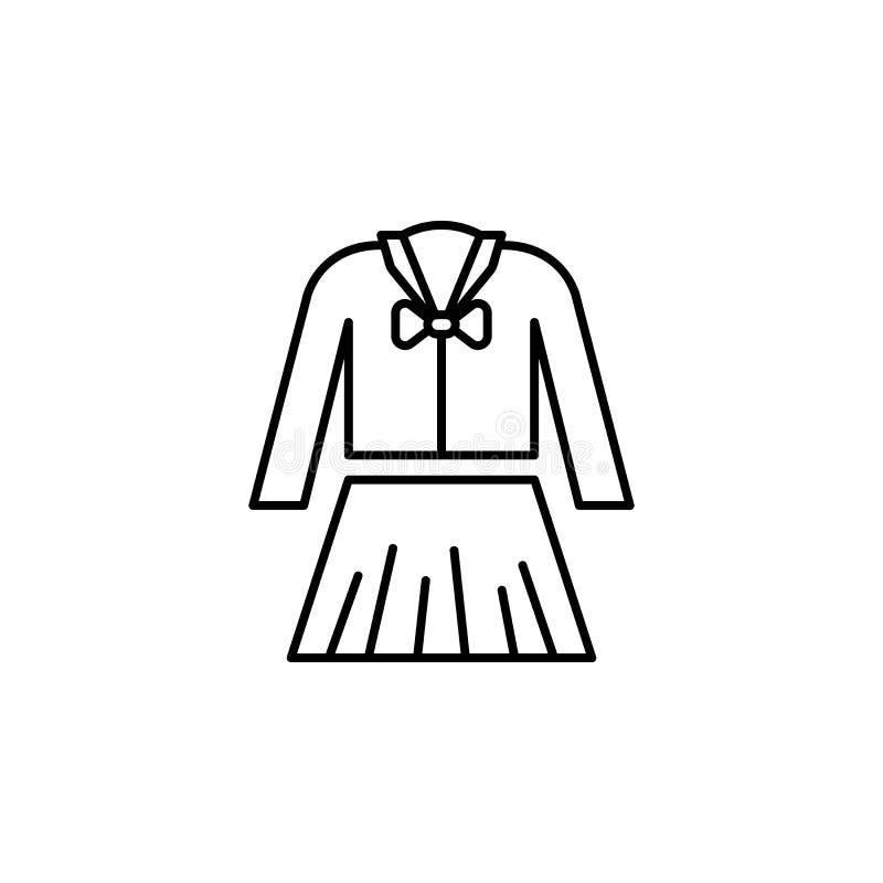 School Uniform Icon Stock Illustrations – 9,851 School Uniform Icon ...