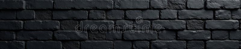 Uniform, Flawless Black Brick Surface Perfect Repeating Pattern ...