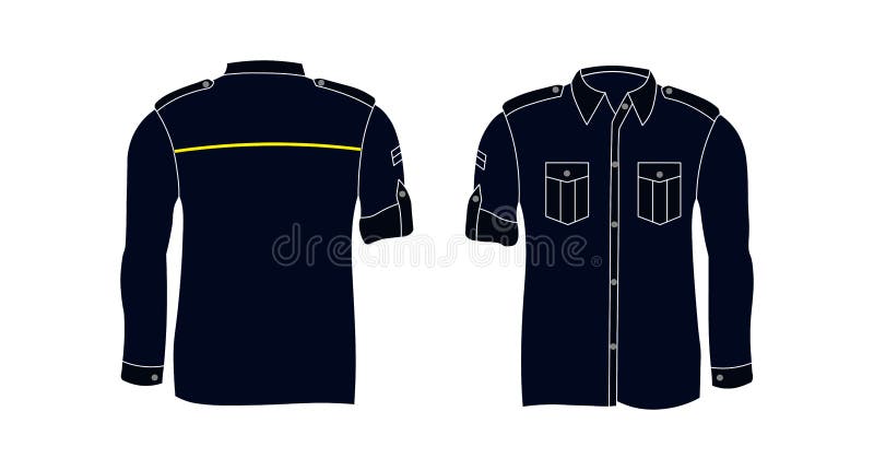 UNIFORM FORMAL OFFICE WEAR TEMPLATE Stock Illustration - Illustration ...