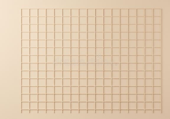 Uniform Grid Pattern Composed of Beige-colored Square Cells, Arranged ...