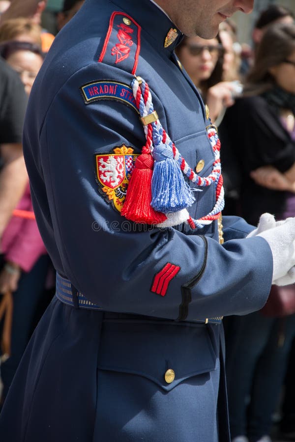 Uniform of the Guard of Prague Castle Editorial Photography - Image of ...