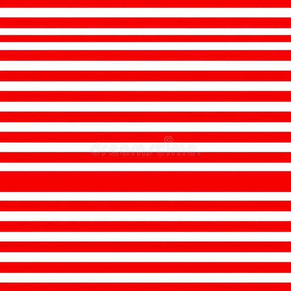 Uniform Horizontal Striped Texture in Red and White Stock Image - Image ...
