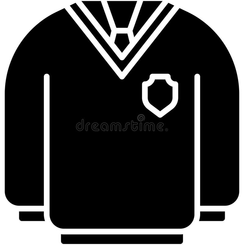 Uniform Icon, High School Related Vector Illustration Stock Vector ...